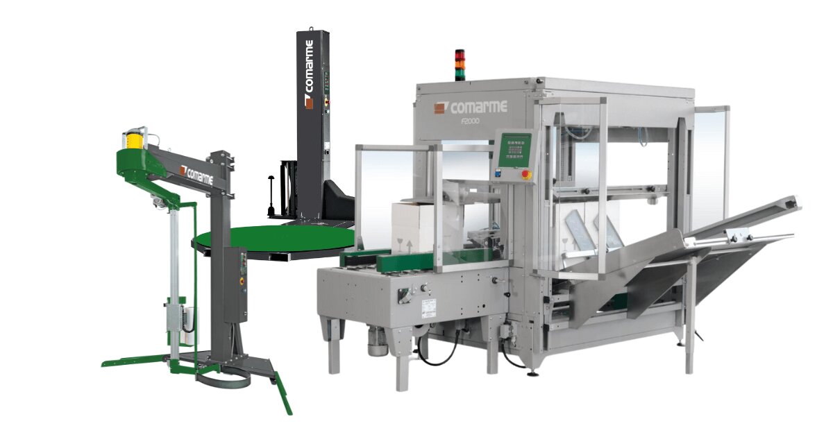 Comarme - Systems for forming and sealing of the transport boxes